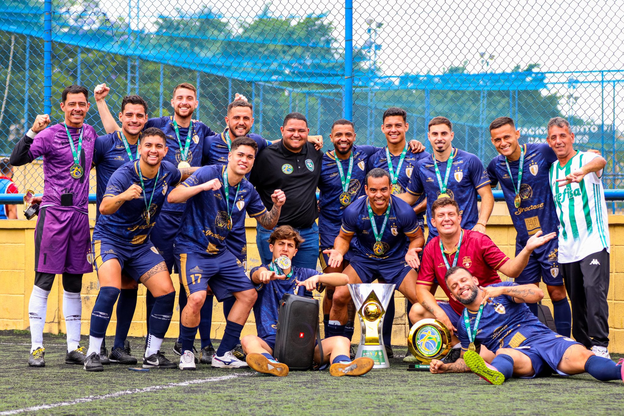 Spartans win the Brazilian Football 7 Championship CBBS - 2024