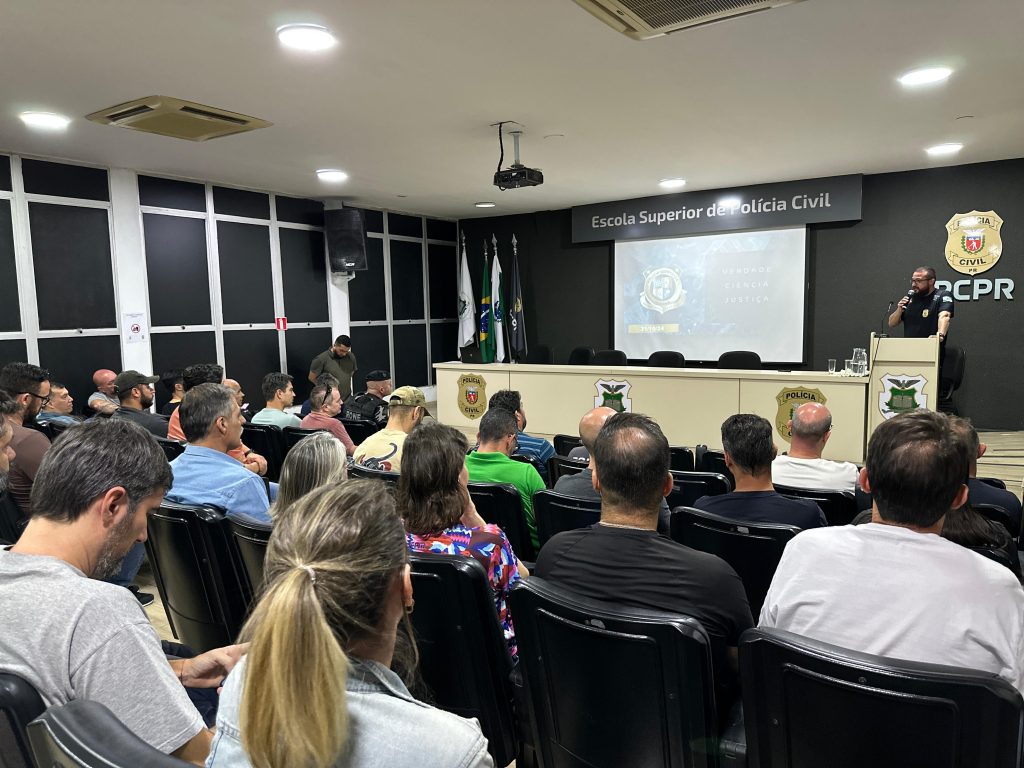 Primeira etapa de curso da PCPR para atuação na operação Verão Maior ...
