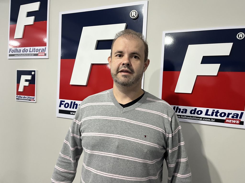 Folha do Litoral News recebe visita do empresário Neto Santos