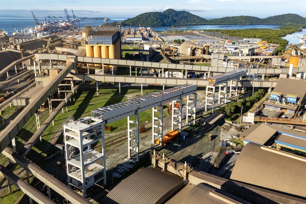 Brazil's largest port investment, Moegão reaches 52,5% completion