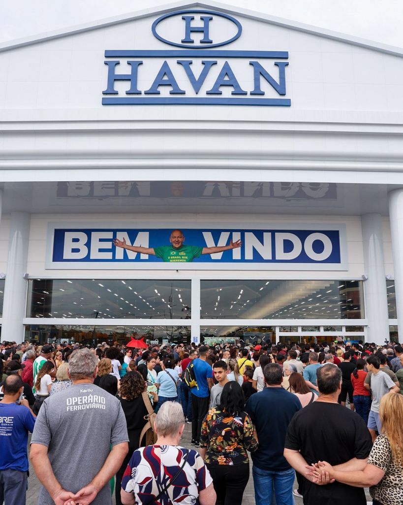 Nova mega loja da Havan é inaugurada em Paranaguá com investimento de R ...