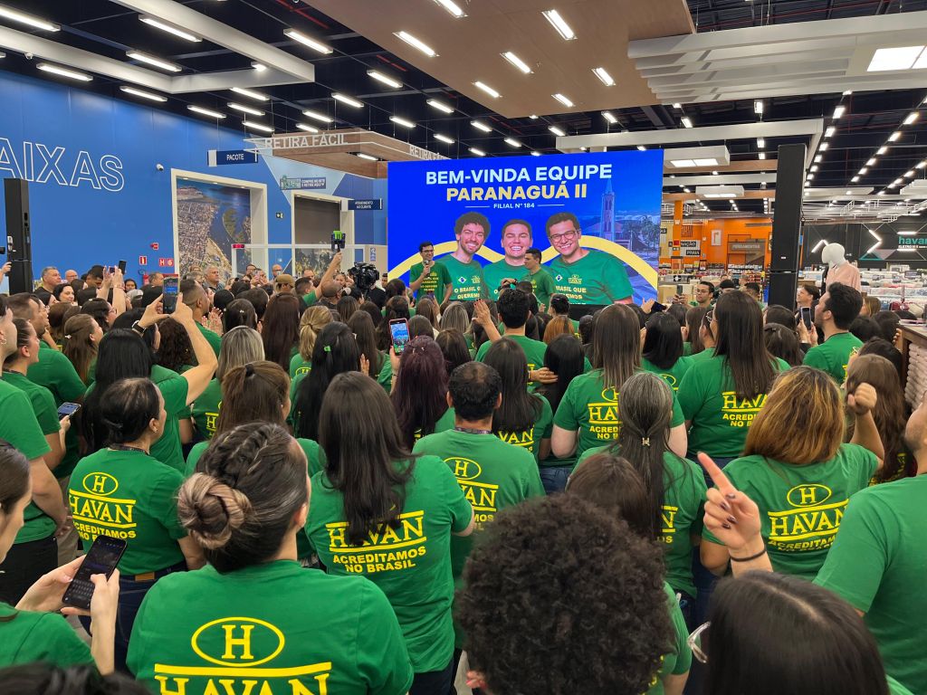 Nova mega loja da Havan é inaugurada em Paranaguá com investimento de R ...