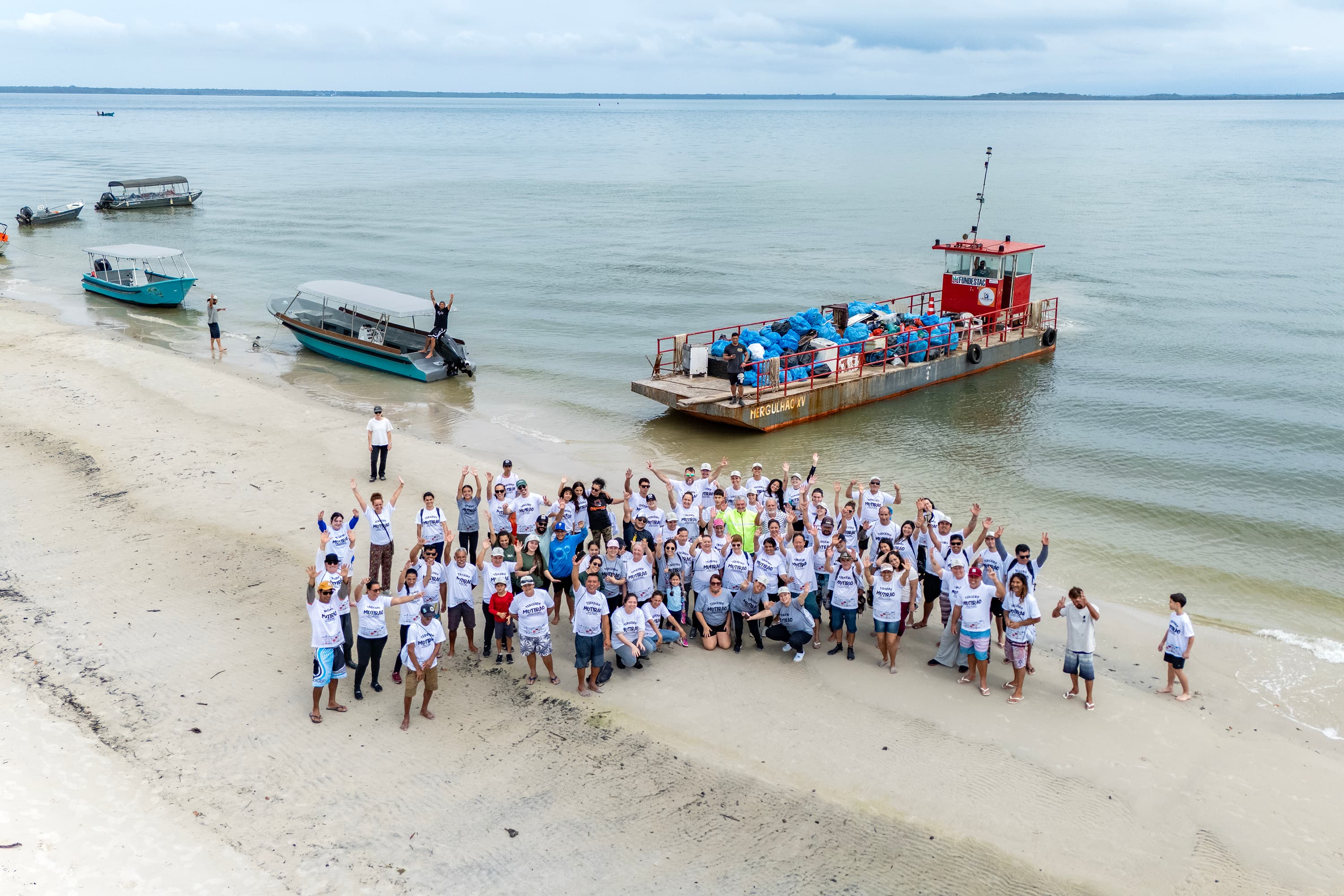 The Ilha do Mel Beach Cleanup Campaign collects almost 11 tons of waste